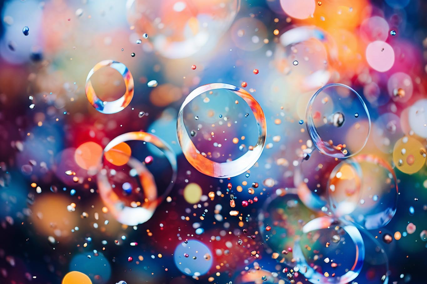 #340 Colourful Bubbles – The Backdrop Shop