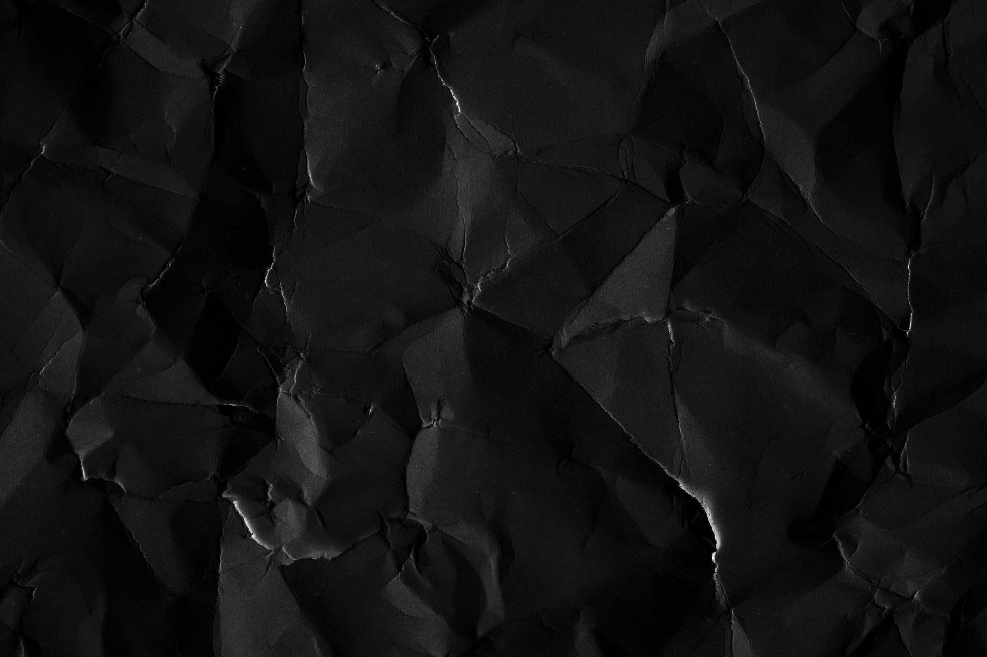 #287 Scrunched Black Paper – The Backdrop Shop