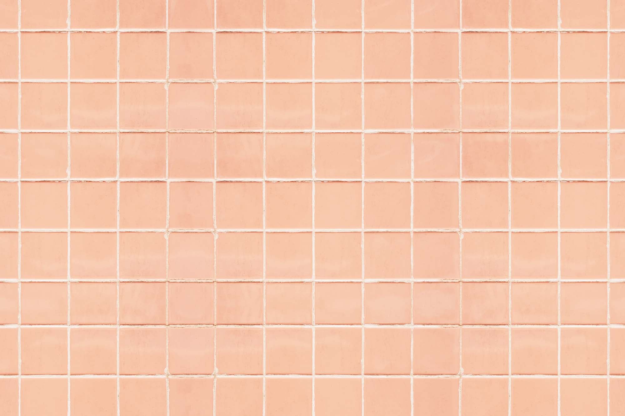 #235 Vintage Peach Tiles – The Backdrop Shop